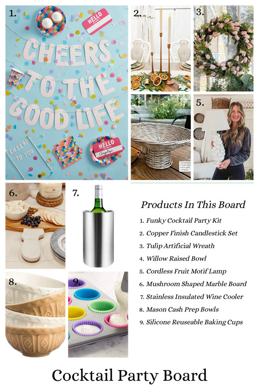 Cocktail Party Idea Board – The Rainbow Row